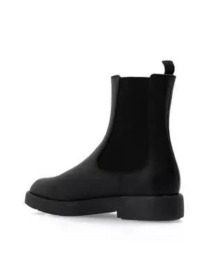 Emporio Armani Leather Chelsea Boots