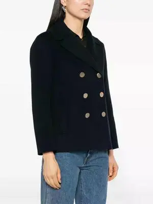 Max Mara Margot Pea Coat - Blue
