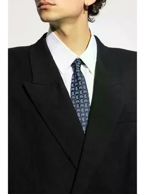 Etro Micro-paisley Silk Neck Tie
