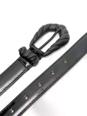 IRO PARIS Patent Leather Belt