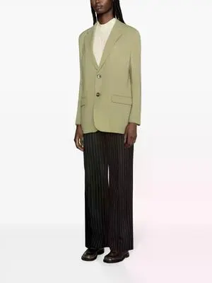 AMI Paris Single-breasted Textured Blazer