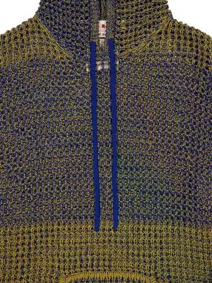 Marni Two-tone Knitted Hoodie