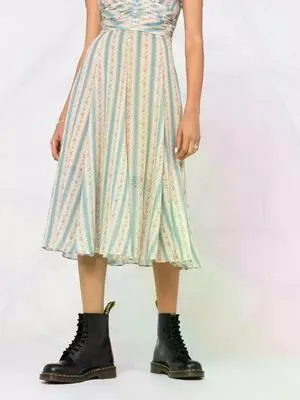 Dsquared2 Floral Print Flared Tea Dress