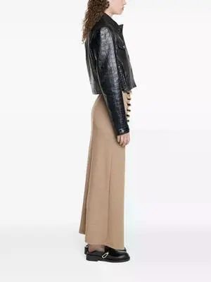 Rabanne Asymmetric Long-sleeve Dress