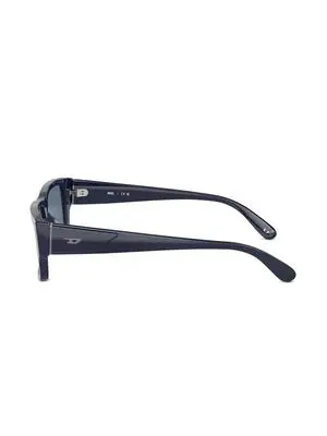 DIESEL® Rectangle-frame Sunglasses - Blue