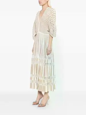 Elie Saab Knit Midi Dress