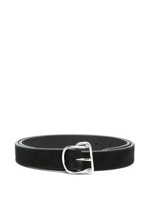 TOTEME Suede Belt With Buckle Fastening - Black