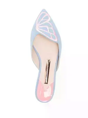 SOPHIA WEBSTER Butterfly Suede Mules