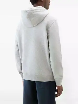 Woolrich Logo-embroidered Cotton Hoodie