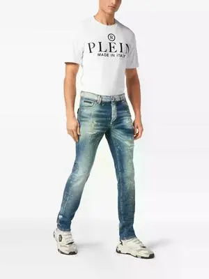 Philipp Plein Paisley Bandana Jeans