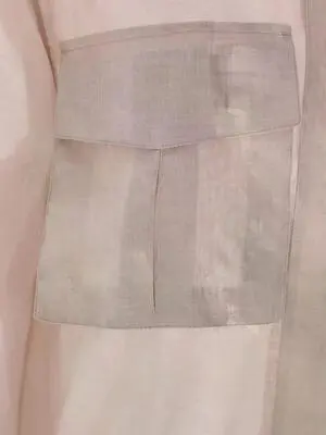 Elie Saab Cotton Shirt With Flap Pockets