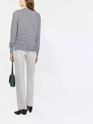 Lorena Antoniazzi Cashmere-silk Blend V-neck Jumper