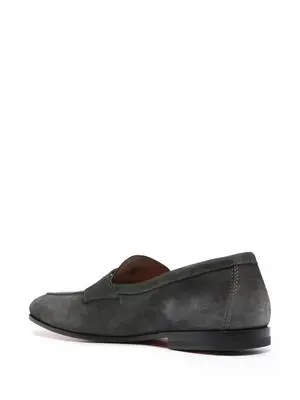 Santoni Carlo Suede Loafers - Grey