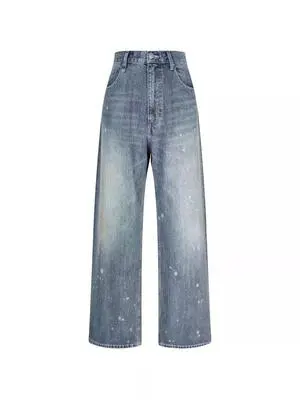 CROQUIS Retro Straight-leg Jeans - Blue