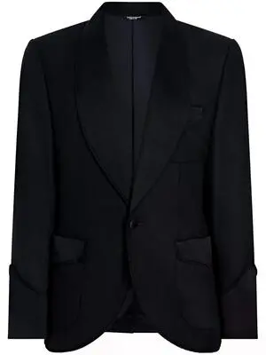 Dolce & Gabbana Shawl-lapels Blazer - Blue