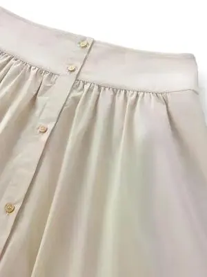 Woolrich A-line Cotton Midi Skirt