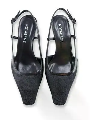 NOTABENE Elena Slingback Pumps - Black