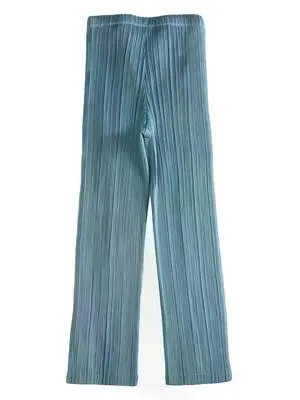 Issey Miyake Pleated Trousers - Blue