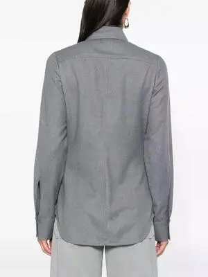 Stella McCartney Clasp-embellished Wool Shirt