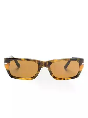 Persol Adrien Tortoiseshell Rectangle-frame Sunglasses - Brown