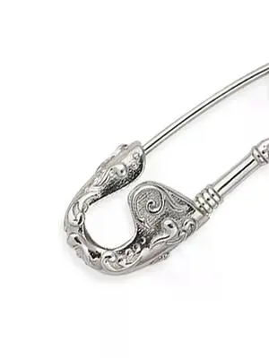 Emanuele Bicocchi Sterling Arabesque Pin Earring - Silver