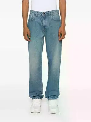 Casablanca Printed Embroidered Jeans