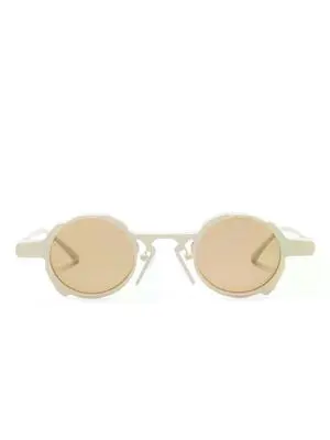 Henrik Vibskov Bronson Round-frame Sunglasses - Neutrals