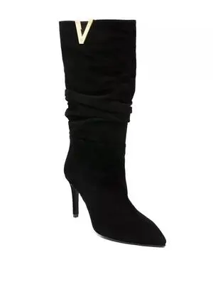 VIA ROMA 15 V-plaque Mid-calf Stiletto Boots