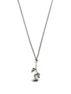 Emanuele Bicocchi Sterling Wild Rose Necklace - Silver