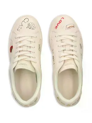 COACH Leather Lace-up Sneakers - Neutrals