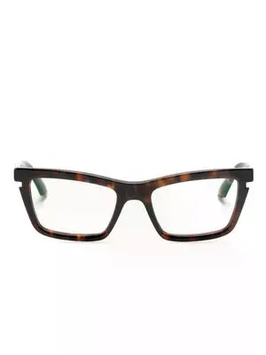 Off-White Style 50 Rectangle-frame Glasses - Brown