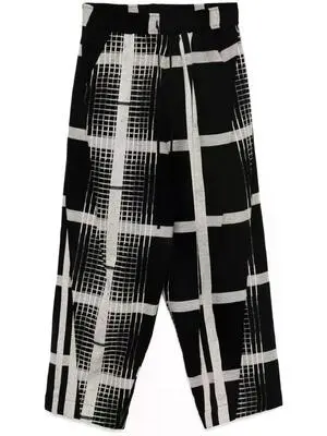 JULIUS Cotton Pants - Black