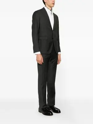 Tagliatore Notched-lapels Single-breasted Suit - Grey