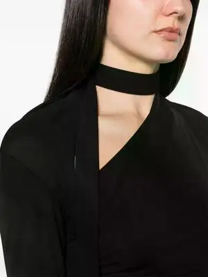 Victoria Beckham Cut-out Ruched Midi Dress