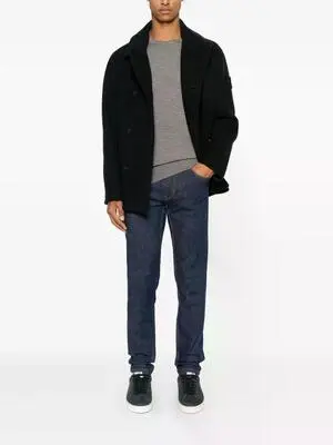 J. Lindeberg Merino Wool Crew Neck Jumper - Grey
