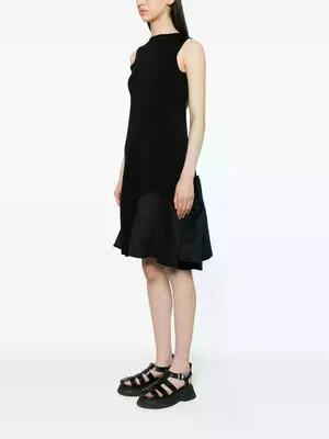 JNBY Asymmetrical Patchwork Midi Dress
