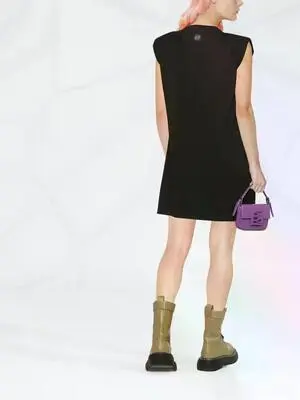 Philipp Plein Embellished Logo-print T-shirt Dress
