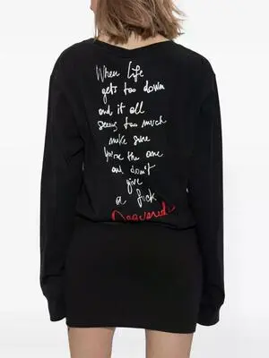 Dsquared2 Logo-print Dress - Black