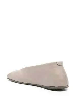 Marsèll Coltellaccio Leather Ballerina Shoes - Grey