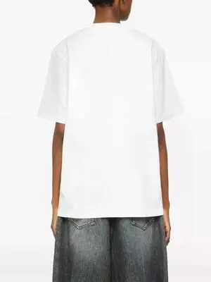 JW Anderson Embroidered Cotton T-shirt