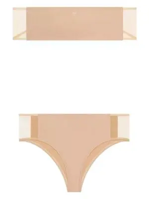 COURREGES Bandeau Bikini - Neutrals