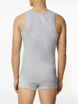 Versace Cotton Ribbed Tank Top