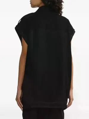 Rick Owens Leather Biker Vest