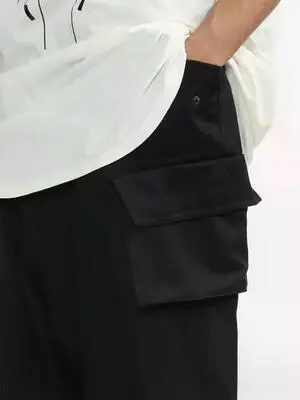 JULIUS Drop-crotch Drawstring Cargo Trousers