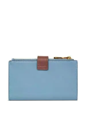 Etro Pegaso-motif Leather Wallet - Blue