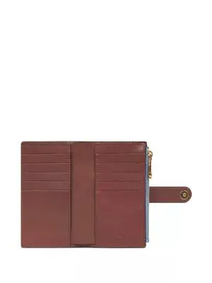 Etro Pegaso-motif Leather Wallet - Blue