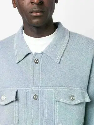 BARRIE Oversized Denim Jacket - Blue