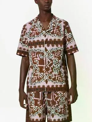 Valentino Garavani Short-sleeve Cotton Shirt