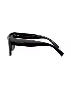 Dolce & Gabbana Transparent Square-frame Sunglasses - Black