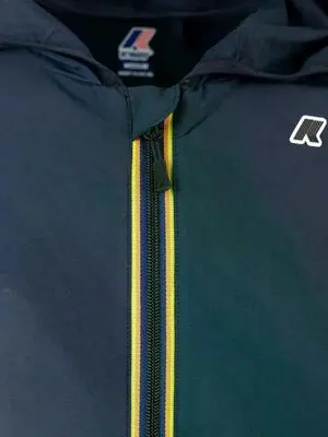 K-WAY Sia Hooded Zip-up Jacket - Blue
